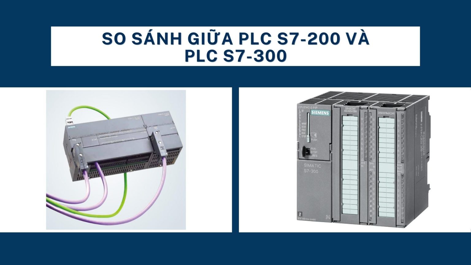 Hướng dẫn cài đặt sơ đồ nối dây PLC S7 200 Siemens